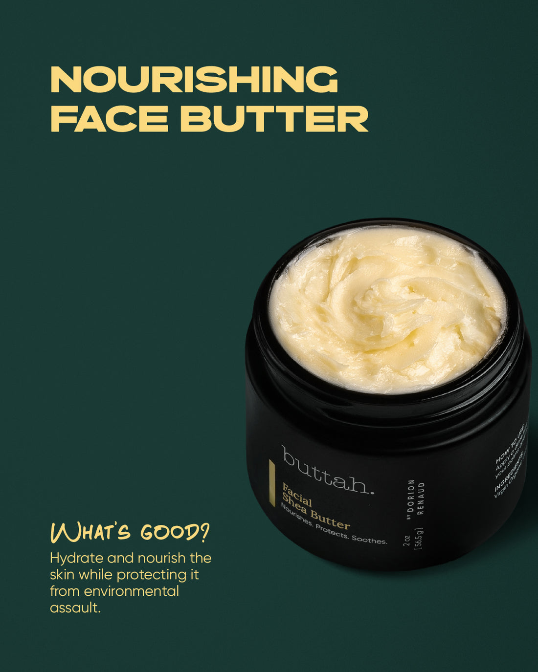 Facial Shea Butter To Moisturize Black Skin | Buttah Skin