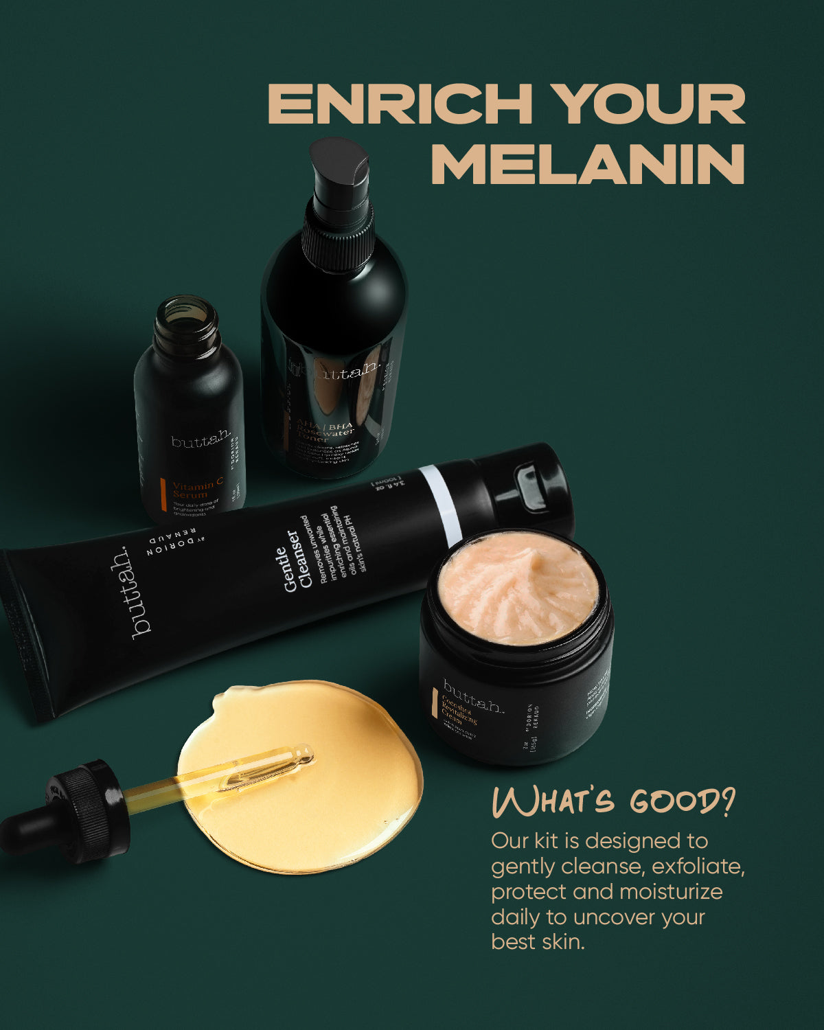 Super Customizable Skincare Kit For Darker Skin | Buttah Skin